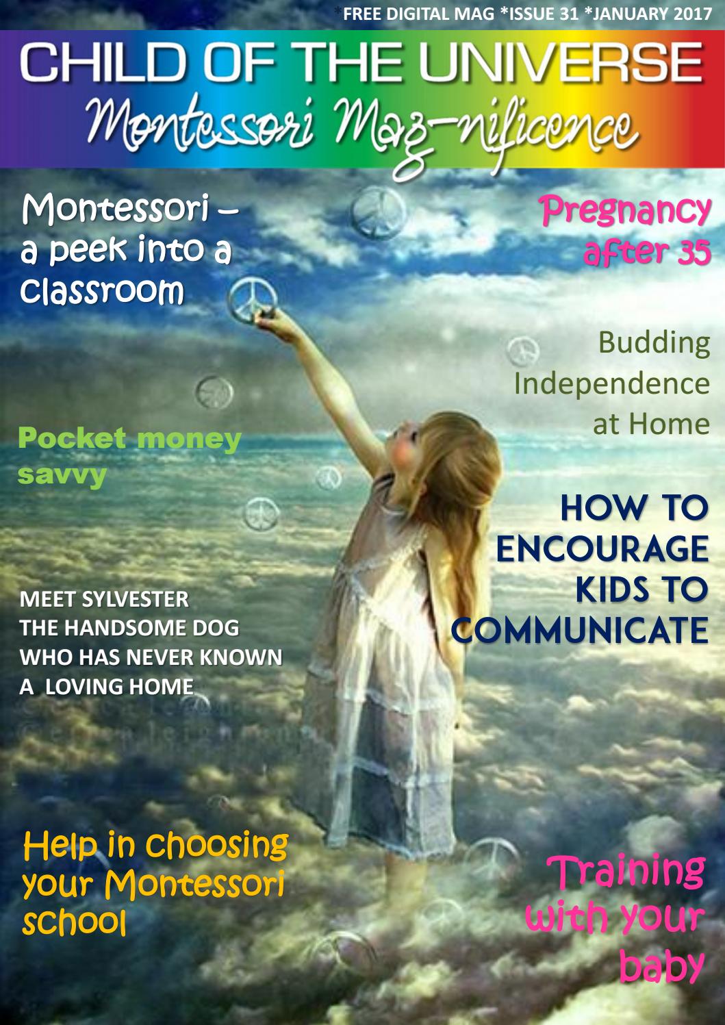 Child of the universe montessori mag jan 2017 by 2Luni Media - Issuu