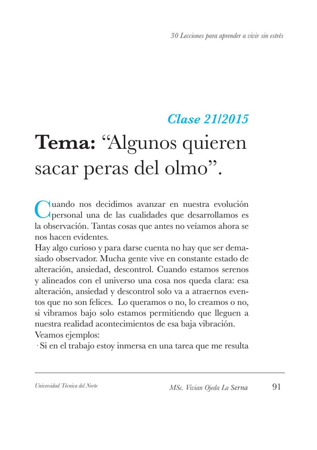 eBook 30 Lecciones para aprender a vivir sin estres by Editorial ...