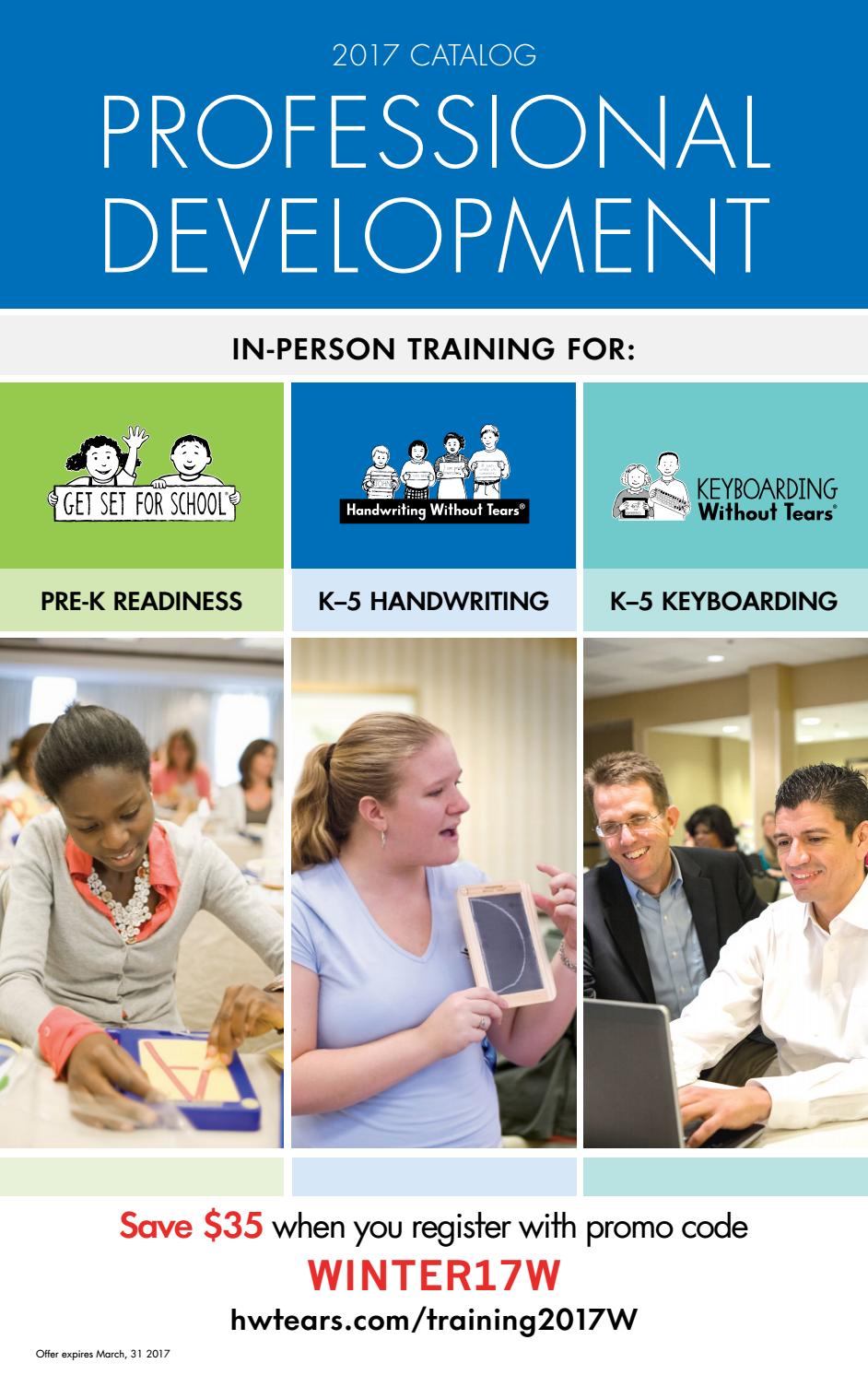 Professional Development Catalog - Winter 2017 by Learning Without ...