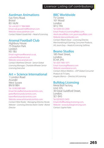 Licensing Source Book Europe - Spring 2017 by Max Publishing: Print ...