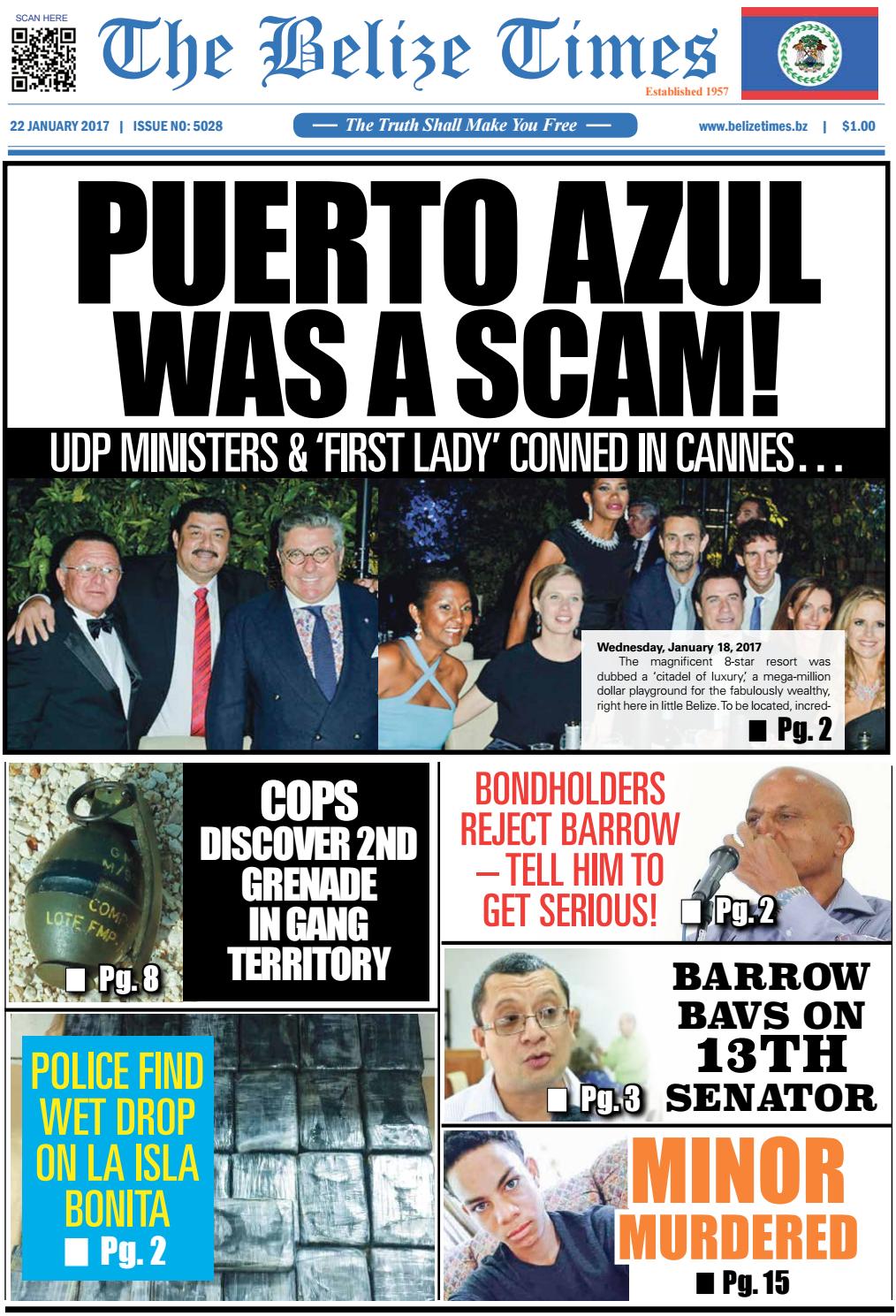 Belize Times January 22, 2017 by Belize Times Press - Issuu