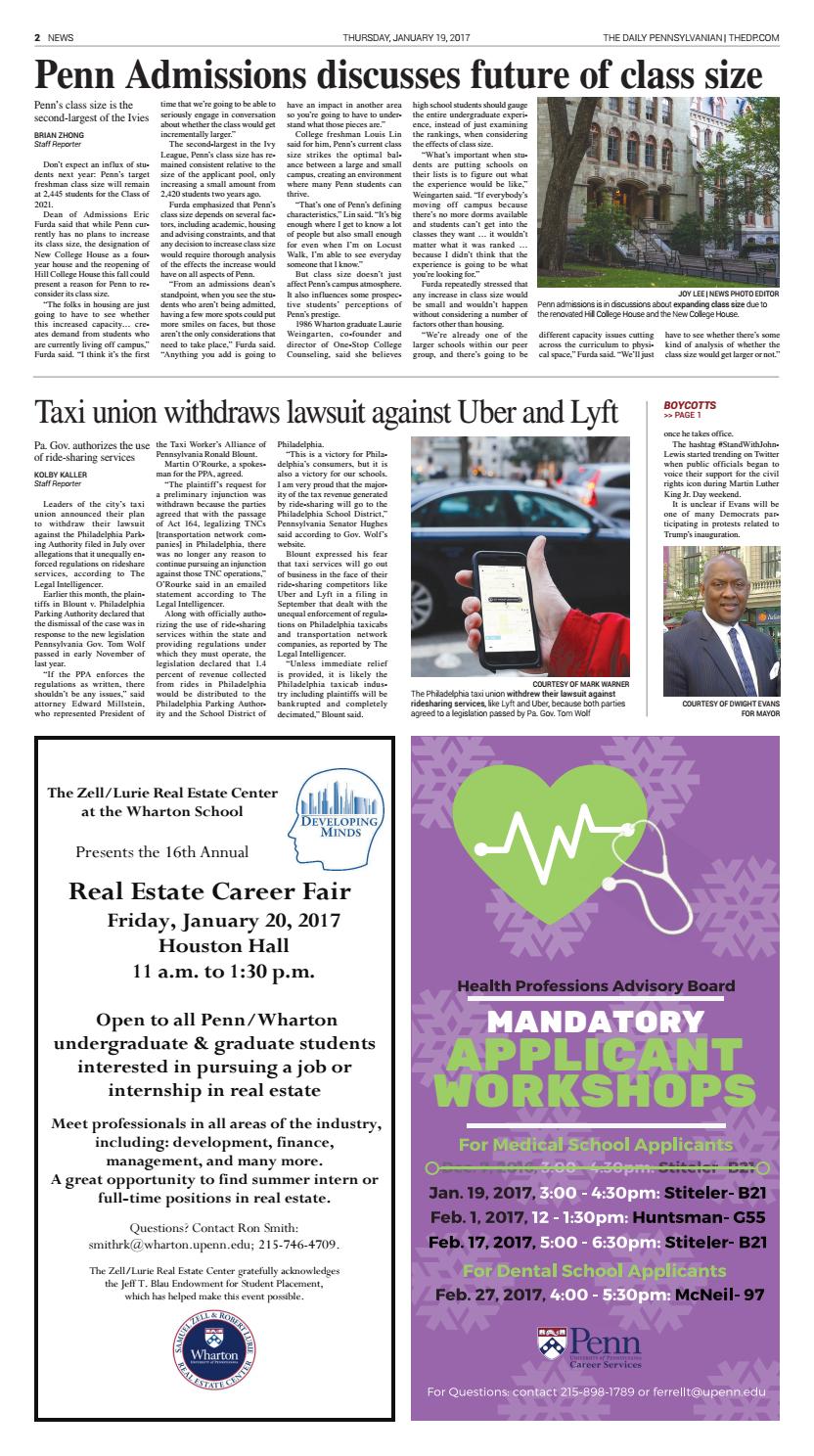 January 19, 2017 by The Daily Pennsylvanian - Issuu