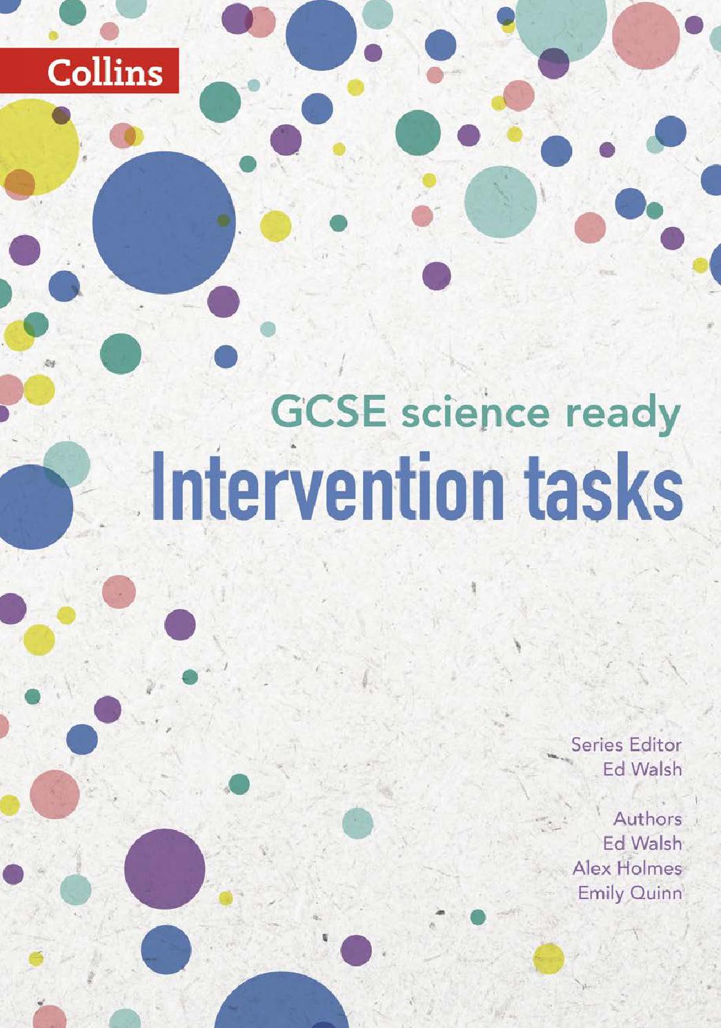 GCSE Science Ready: Intervention Tasks by Collins - Issuu