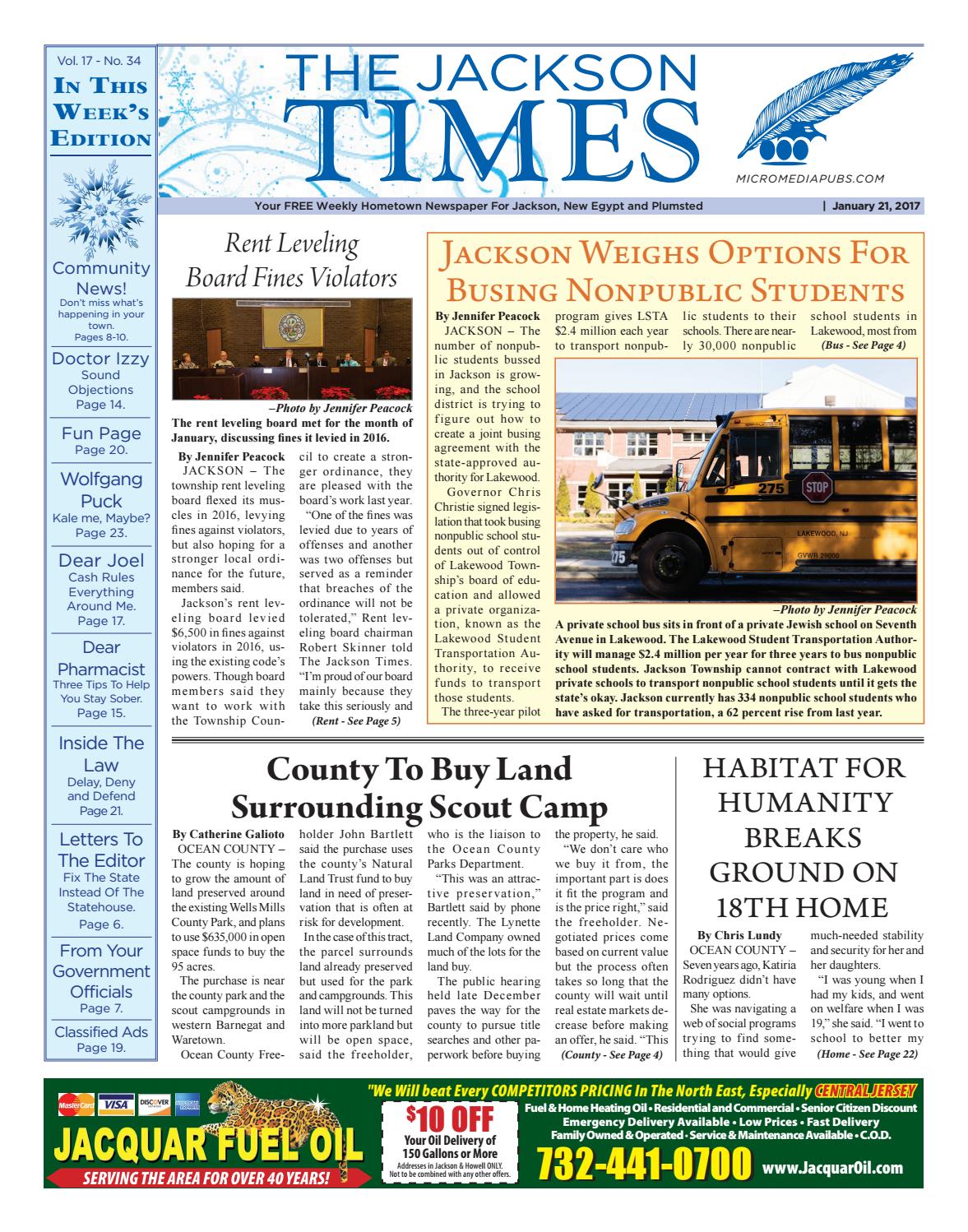 2017-01-21 - The Jackson Times by Jersey Shore Online - Issuu