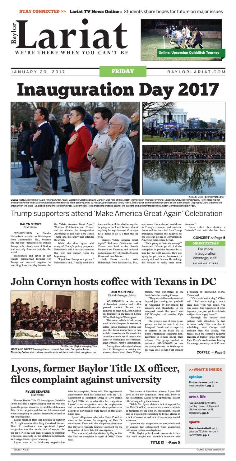 Baylor Lariat by The Baylor Lariat - Issuu