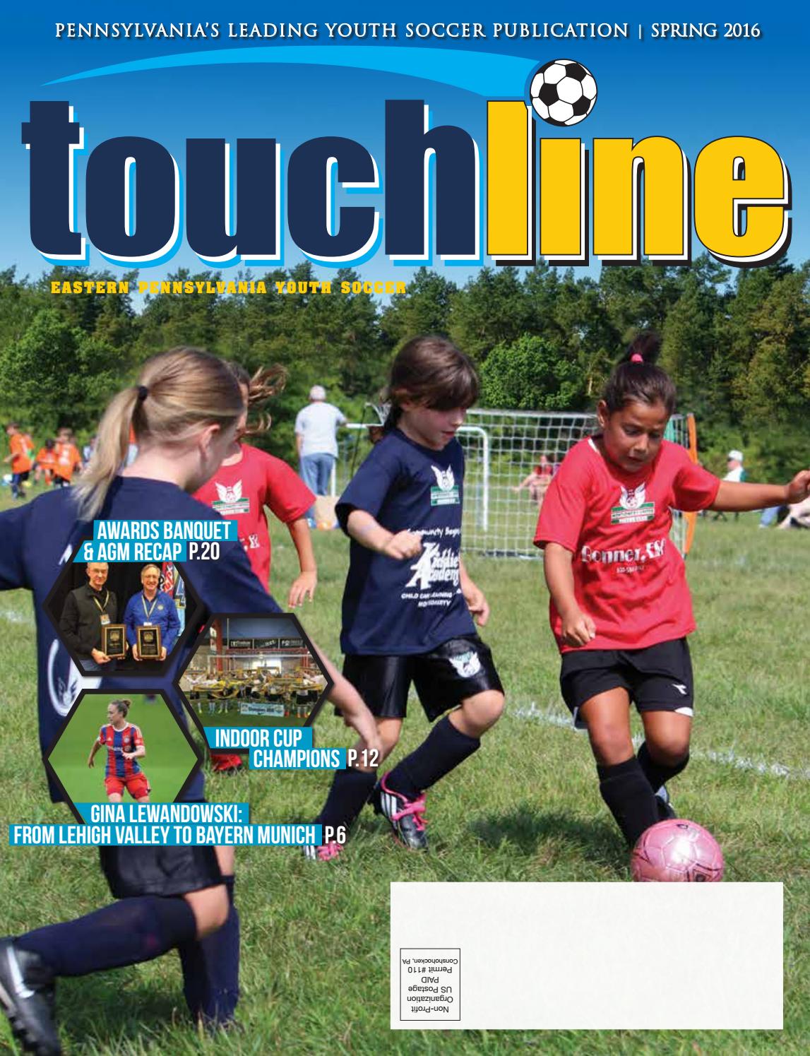 Touchline | Spring 2016 by Eastern Pennsylvania Youth Soccer - Issuu
