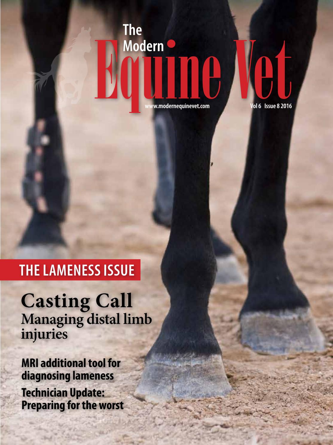 The Modern Equine Vet August 2016 by The Modern Equine Vet - Issuu