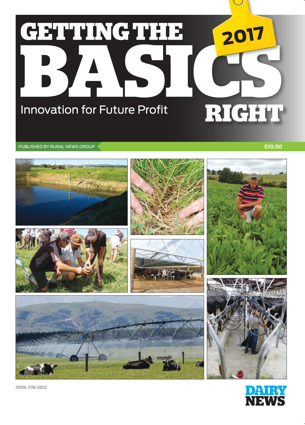 Getting The Basics Right 2017 by Rural News Group - Issuu