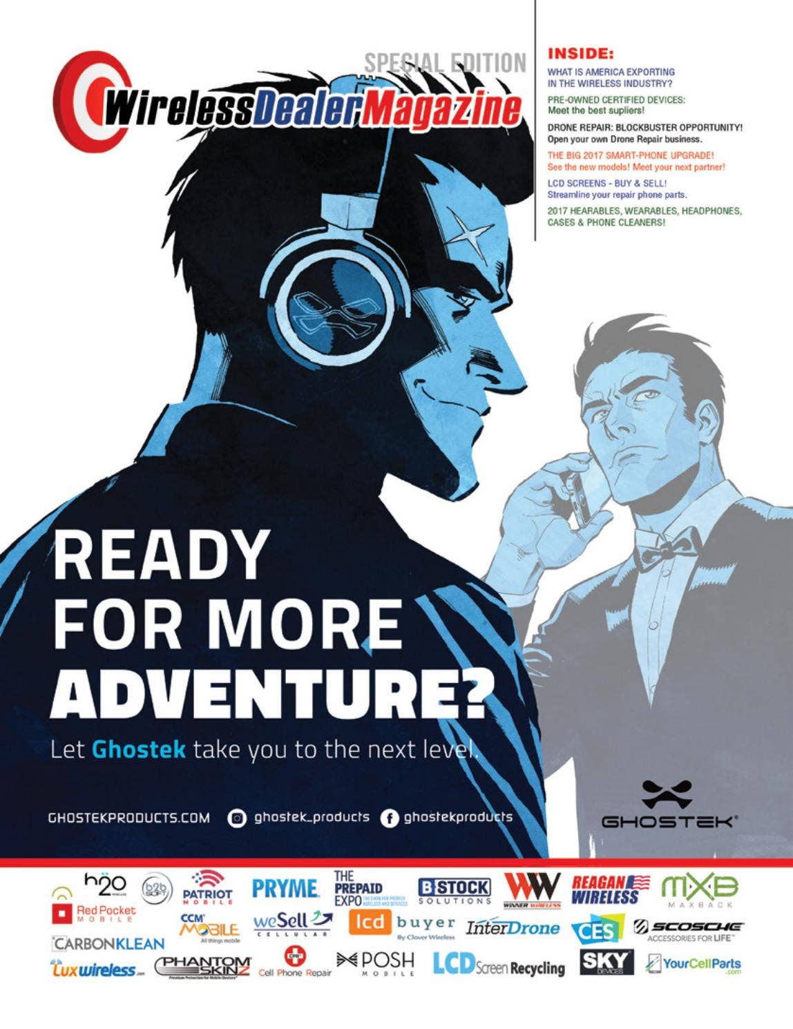 Wireless Dealer Magazine - GHOSTEK Headlining on CES 2017 Cover by ...