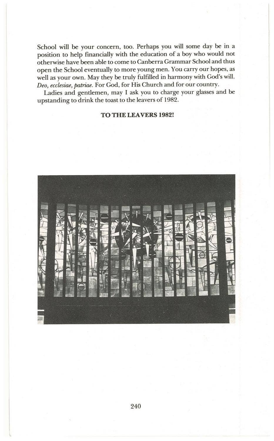 1982 Canberran by Canberra Grammar School - Issuu