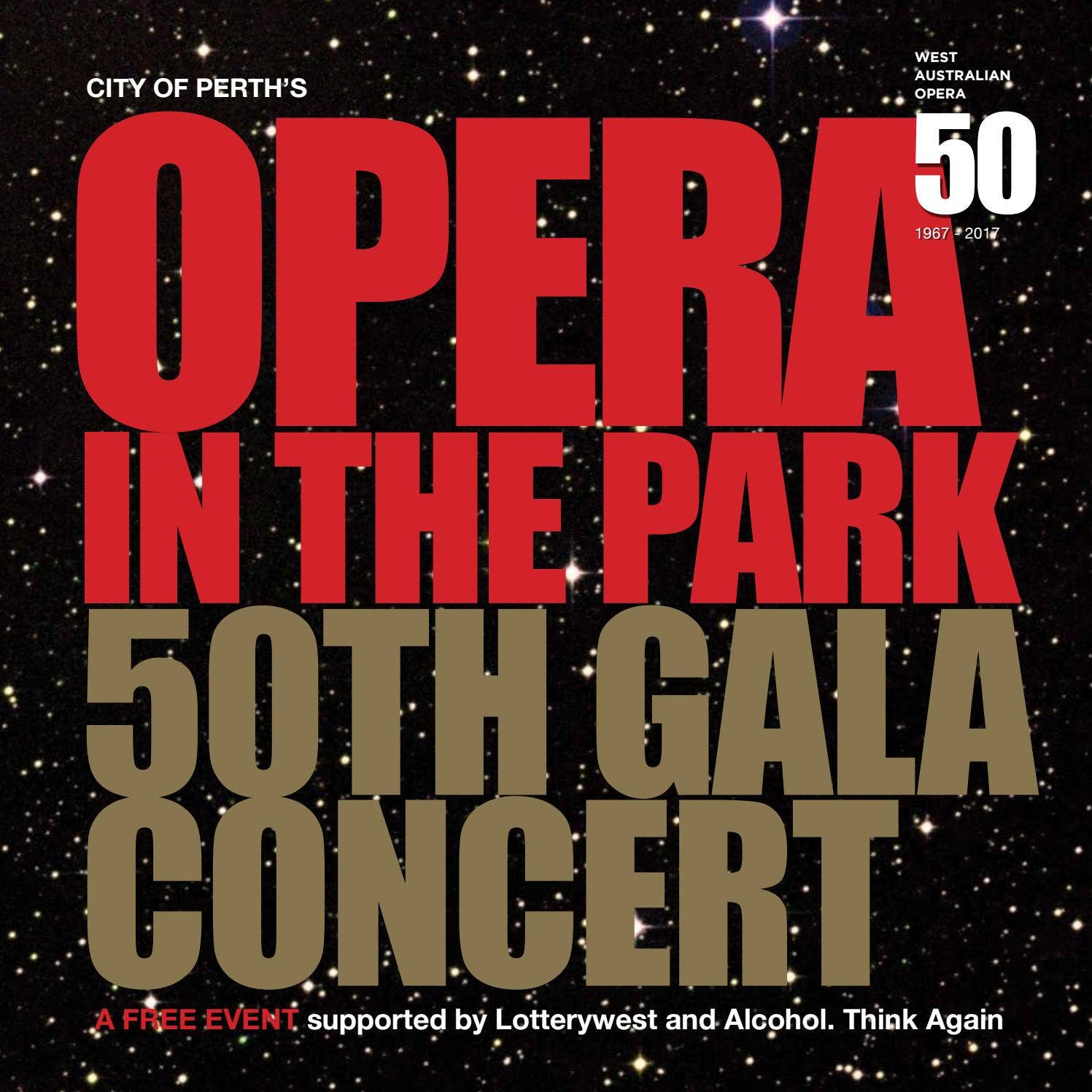 City of Perth's Opera in the Park: 50th GALA Concert by West Australian ...
