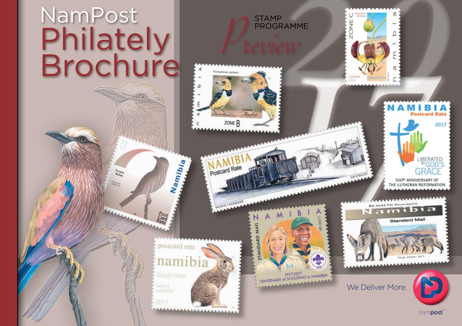 Nampost Philately Brochure of Namibia by South Western Africa Travel ...