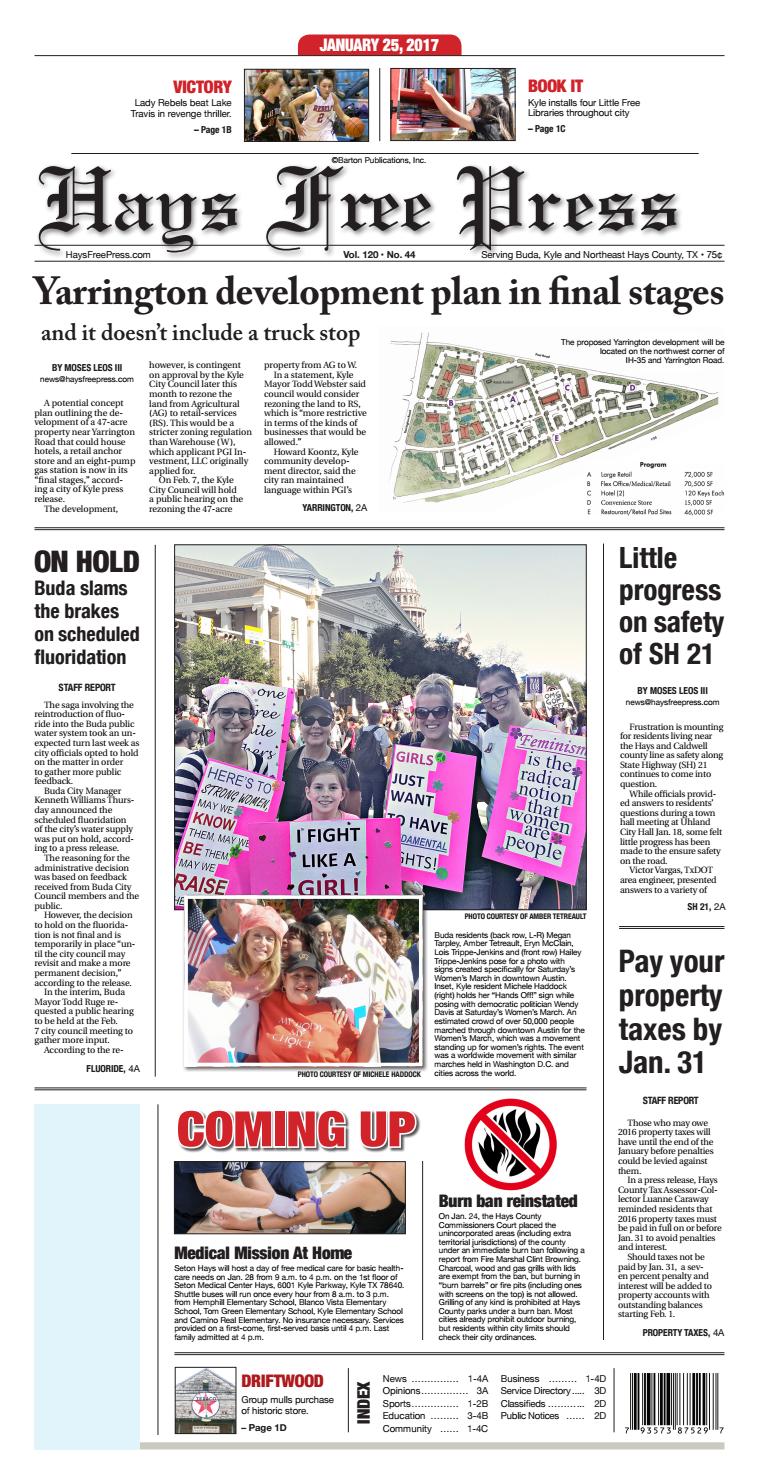 Jan. 25, 2017 Hays Free Press by Hays Free Press/News-Dispatch - Issuu