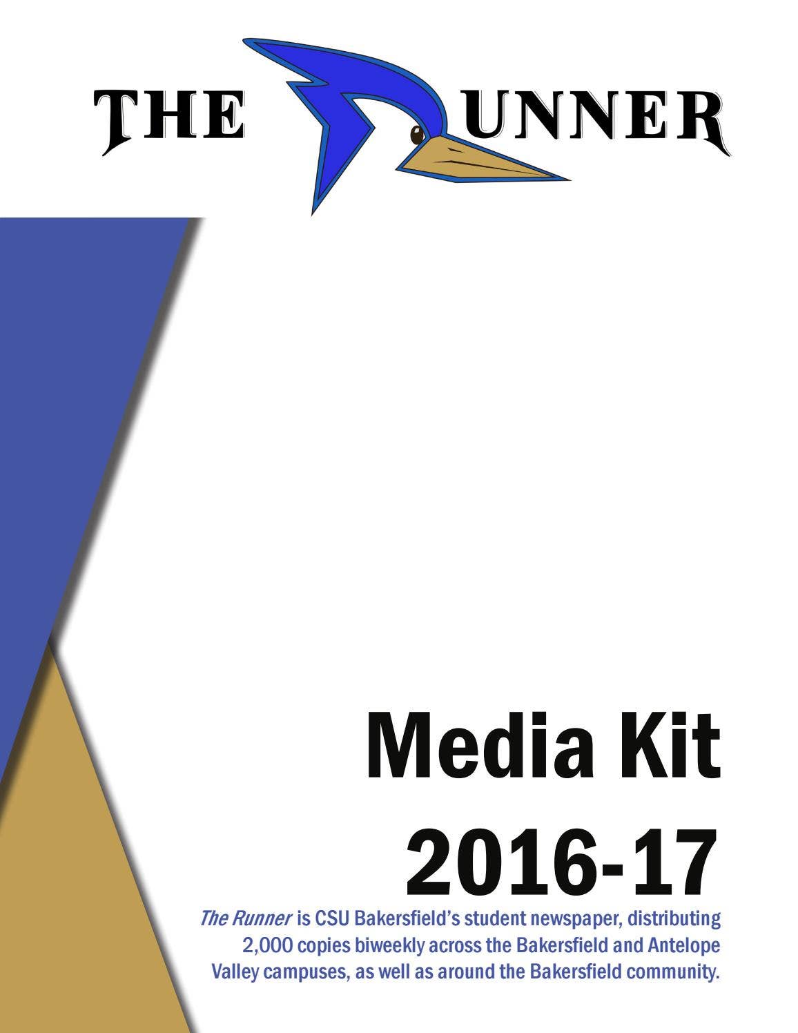 Media kit 2017 by CSUB Runner - Issuu