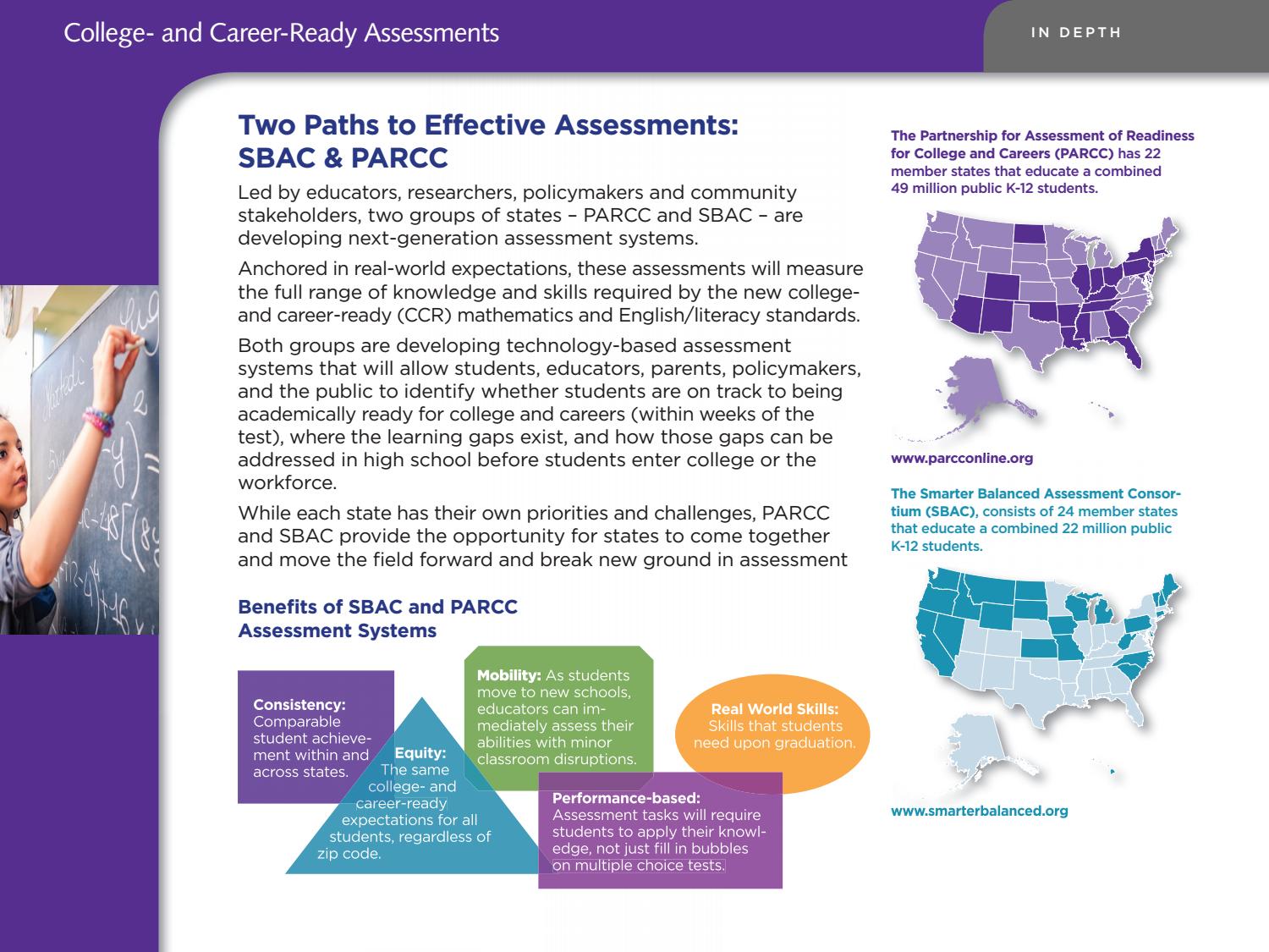 College and Career-Ready Assessments (PARCC & Smarter Balanced) by ...