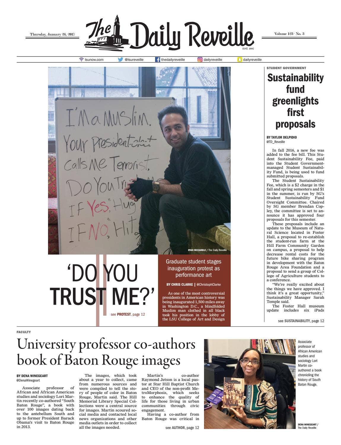 The Daily Reveille 1-26-17 by Reveille - Issuu