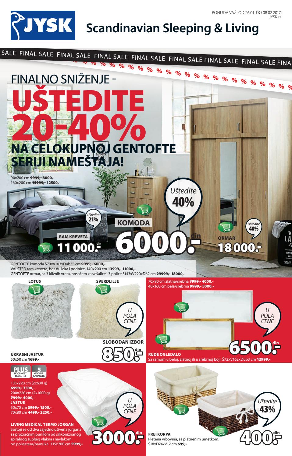 Jysk srbija katalog od 26 01 08 02 2017 by Catalog.hr - Issuu