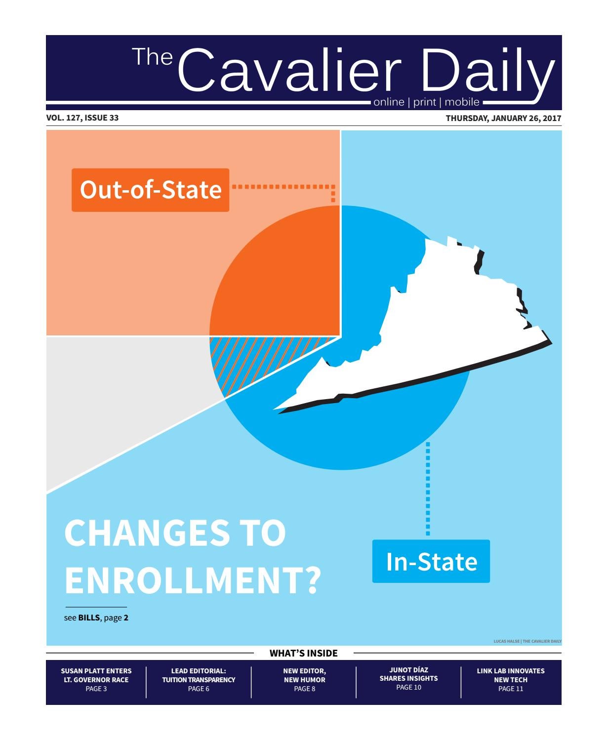 Thursday, January 26, 2017 by The Cavalier Daily - Issuu