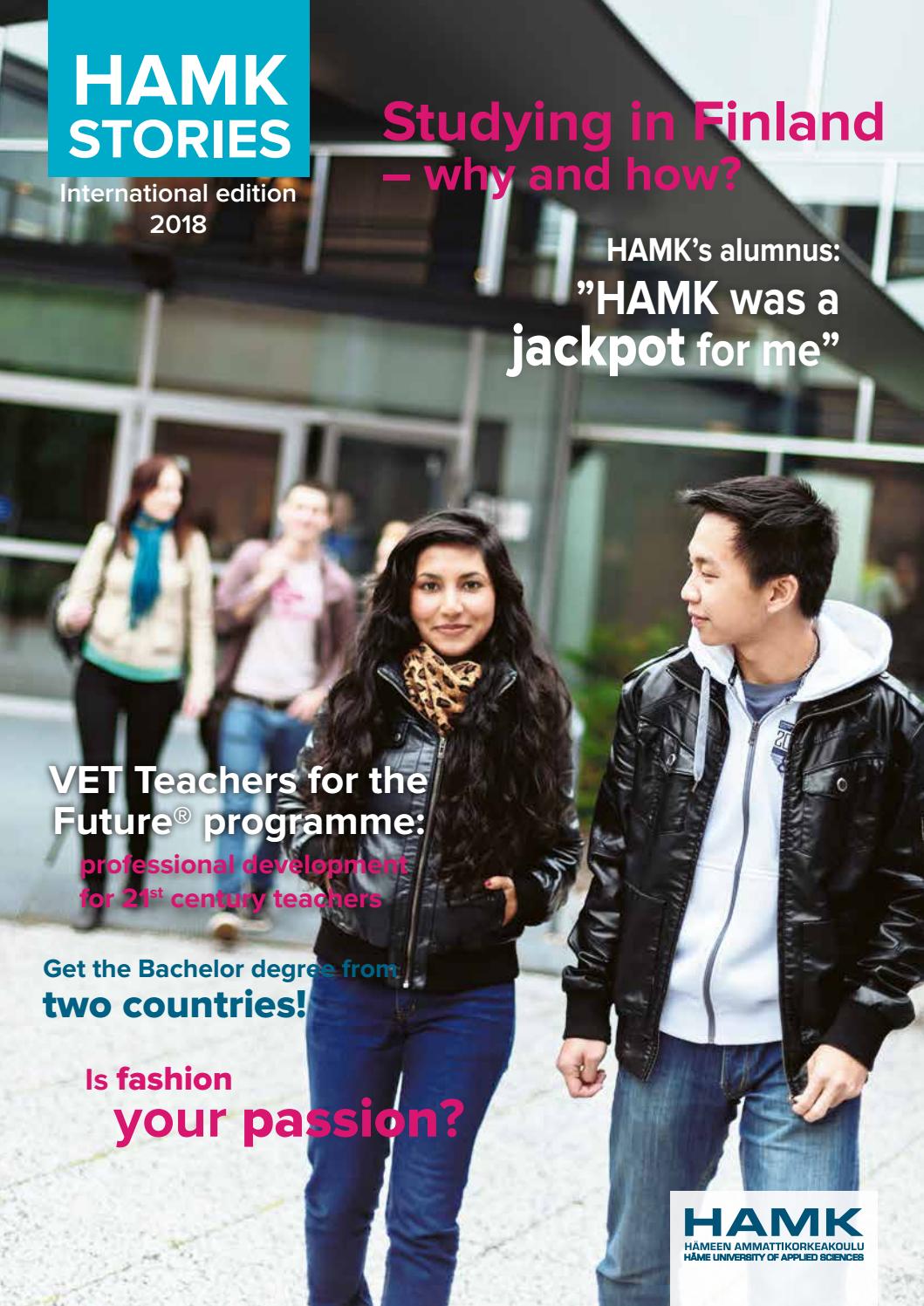 HAMK Stories: International edition 2017 by Häme University of Applied ...