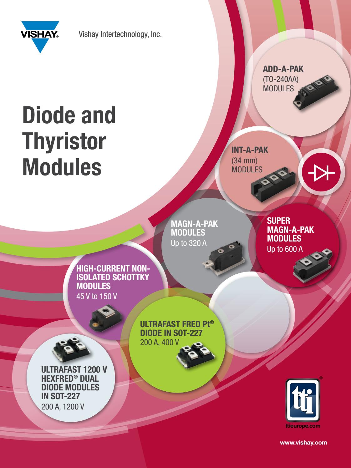 Vishay and TTI Diode and Thyristor Modules by TTI, Inc. - Issuu