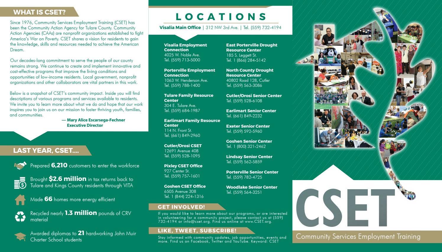 CSET Brochure (Tri-Fold) by Community Services Employment Training ...