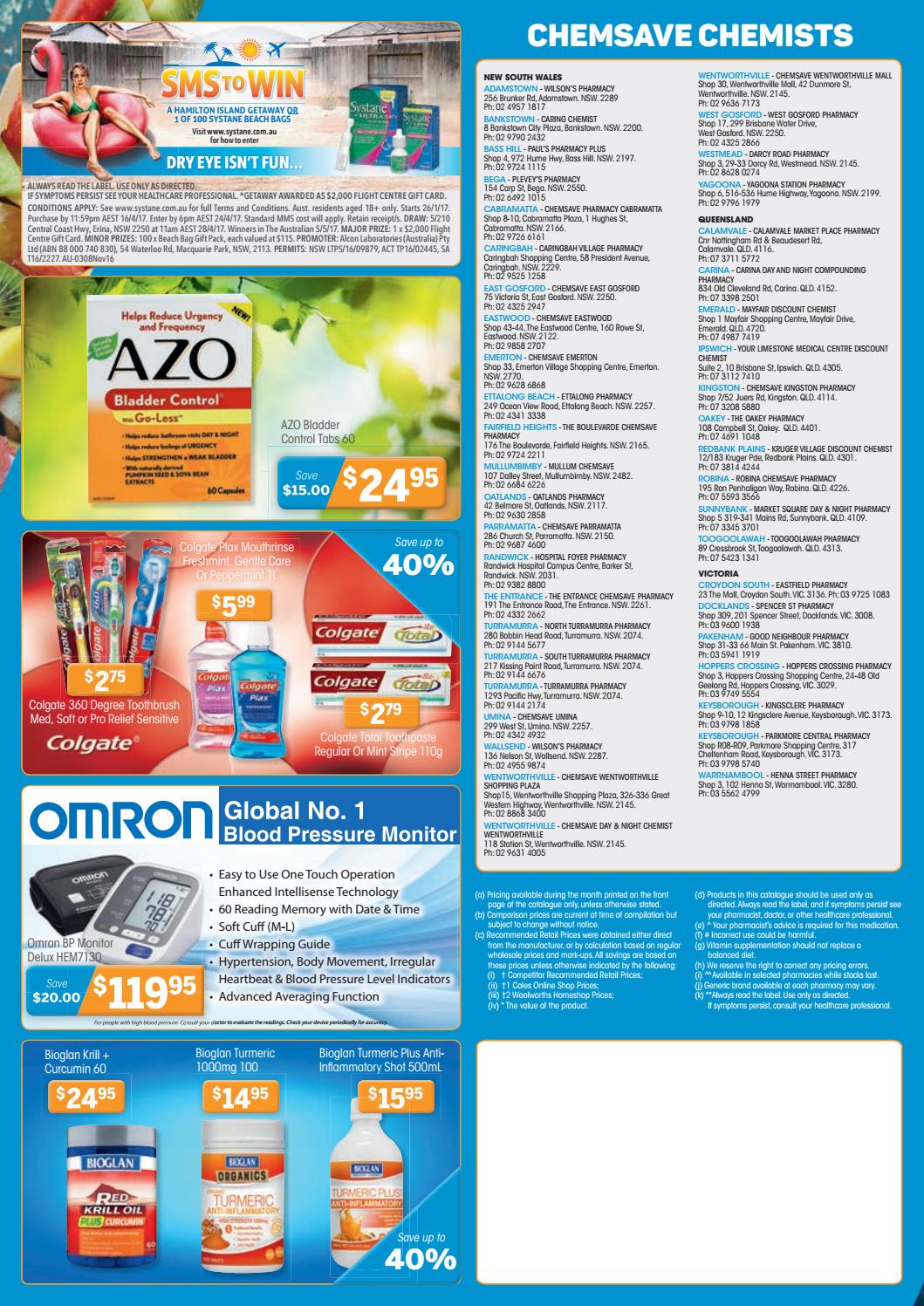 Chemsave Pharmacy Summer Savers Catalogue Feb 2017 by Echo Publications ...