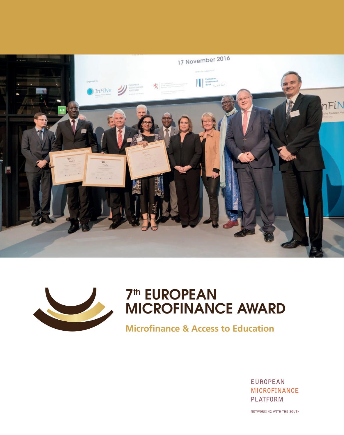 7th European Microfinance Award Brochure by European Microfinance ...