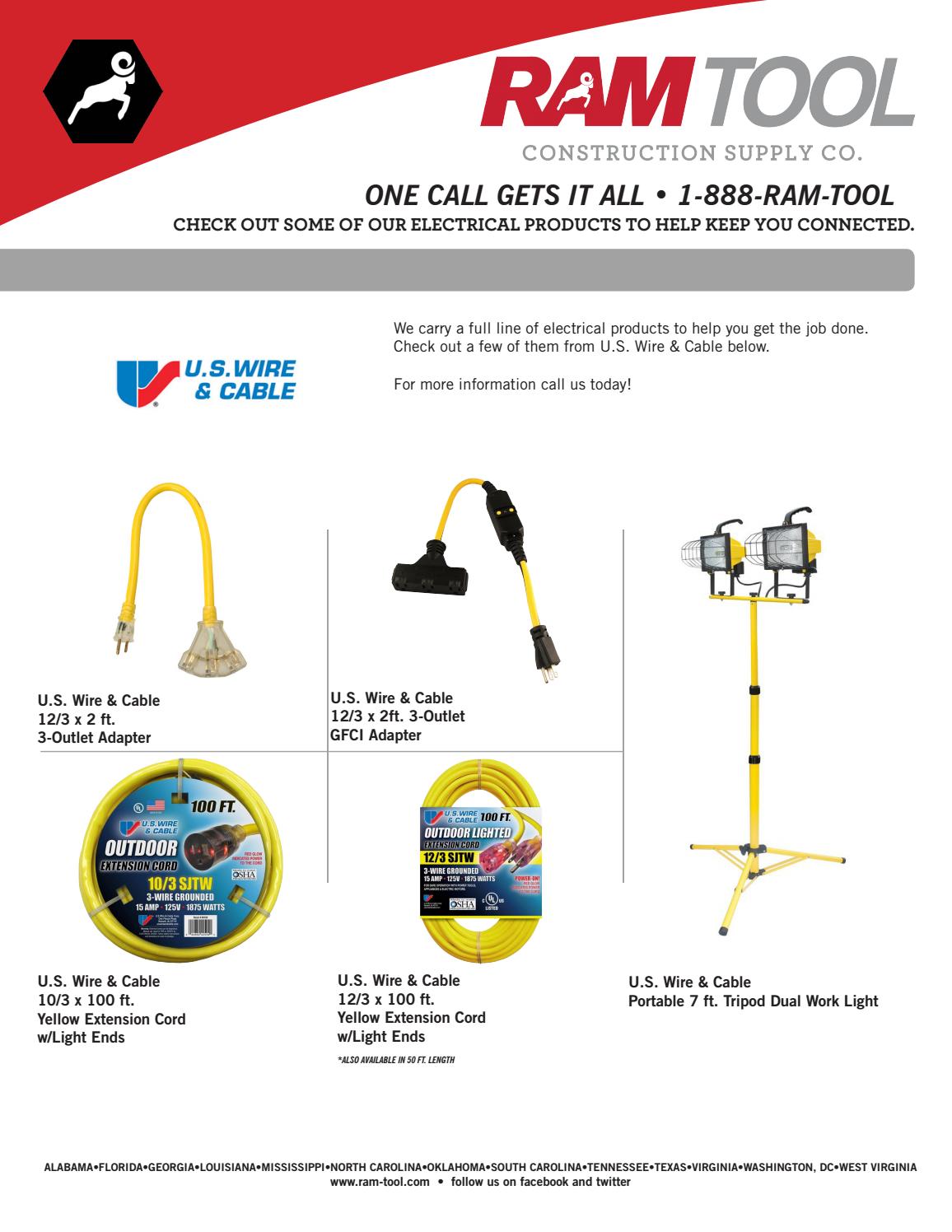Gen04 uswire&cableproducts by Ram Tool Construction Supply Co. - Issuu