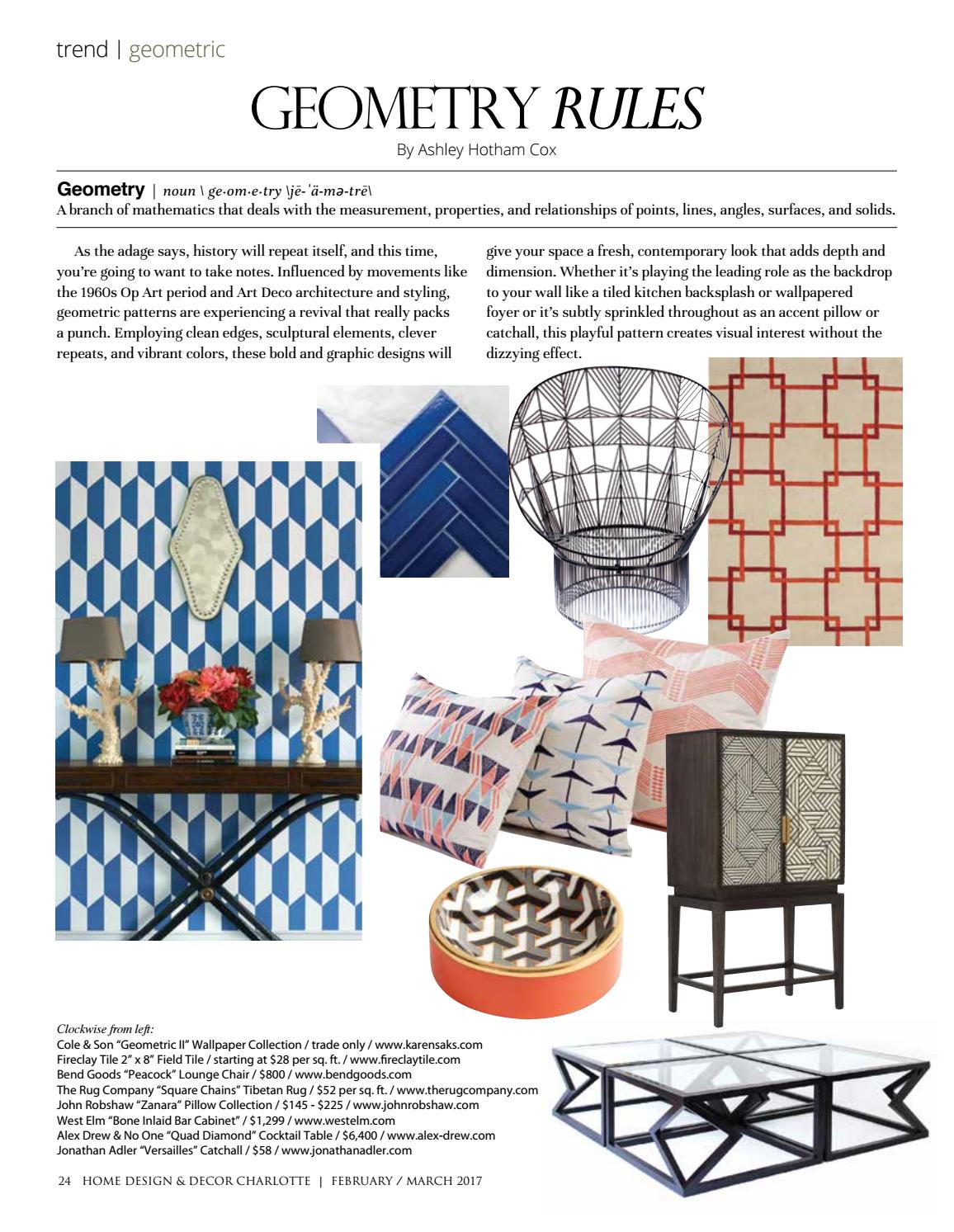 Home Design Decor Magazine Feb/March 2017 Issue by Home Design & Decor ...