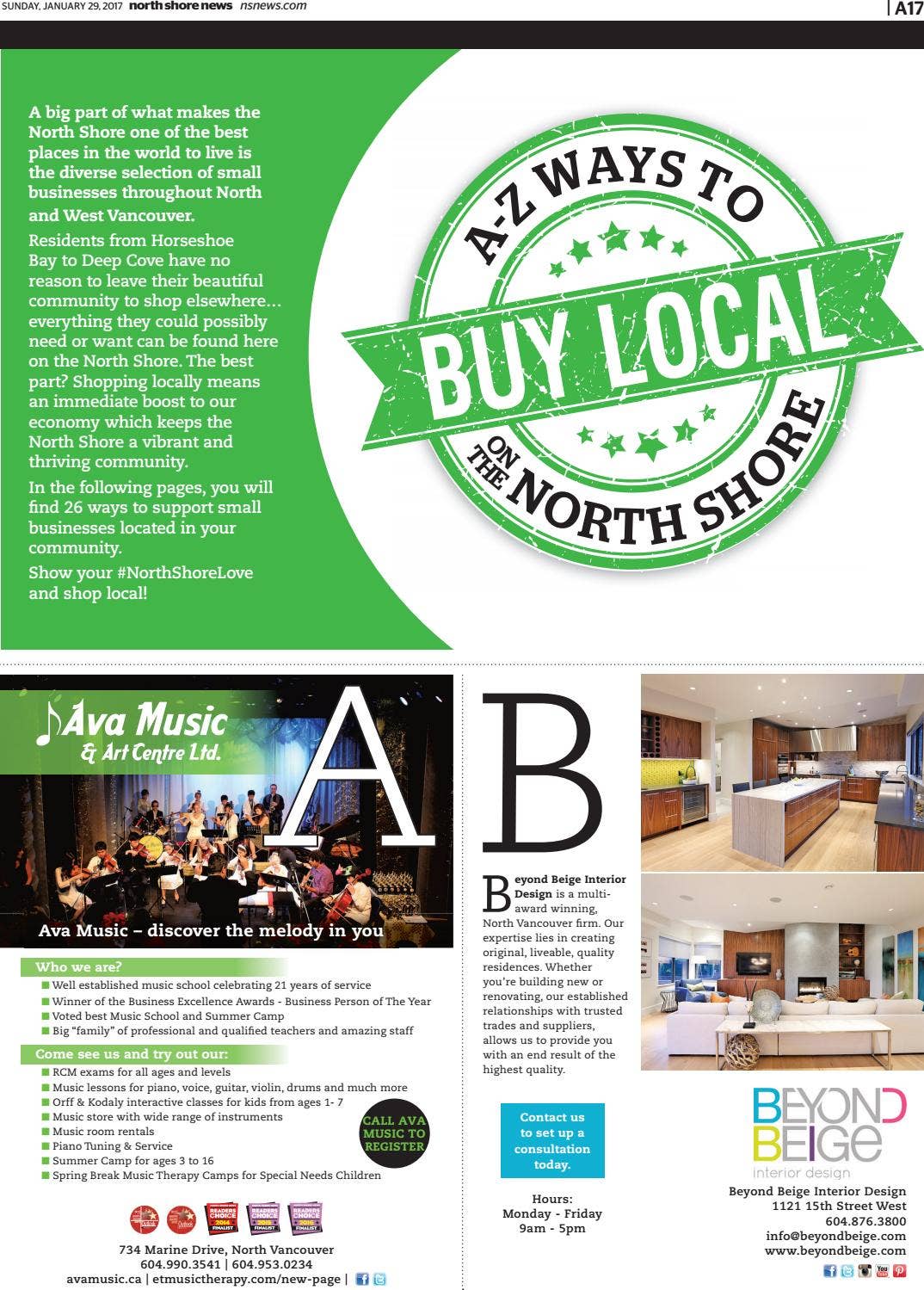 A-Z ways to Buy Local on the North Shore by North Shore News - Issuu