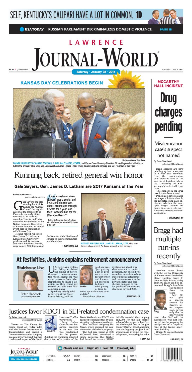 Lawrence Journal-World 01-28-2017 by Lawrence Journal-World - Issuu