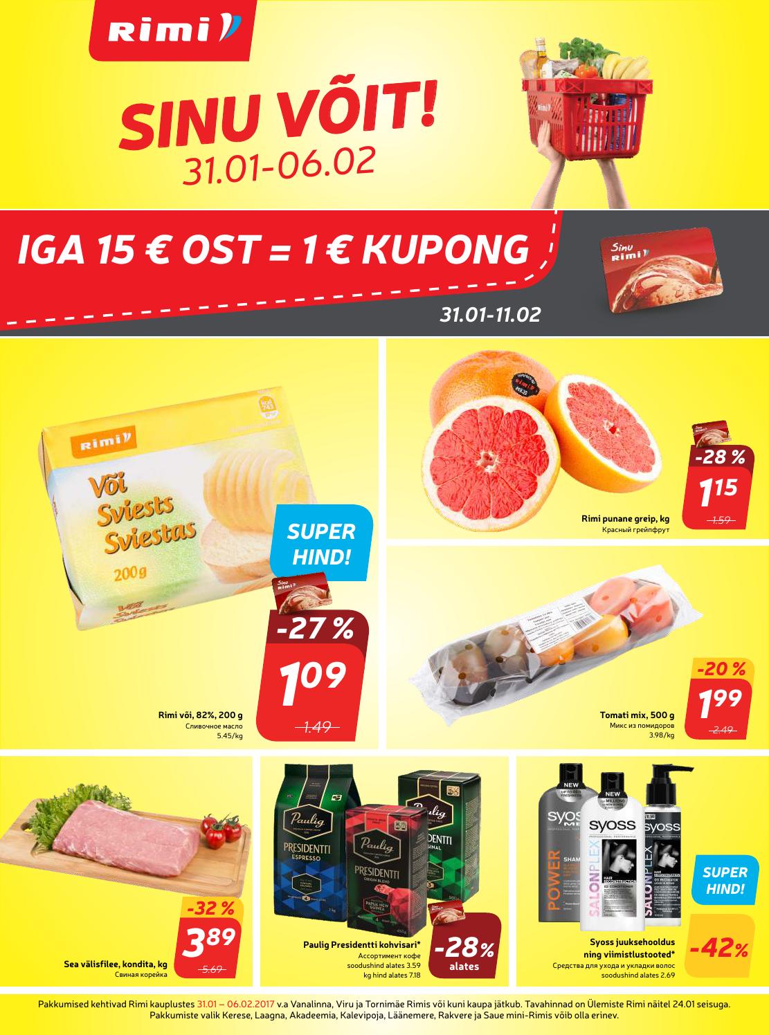 W05 Sinu Võit (31.01-06.02) by Rimi - Issuu