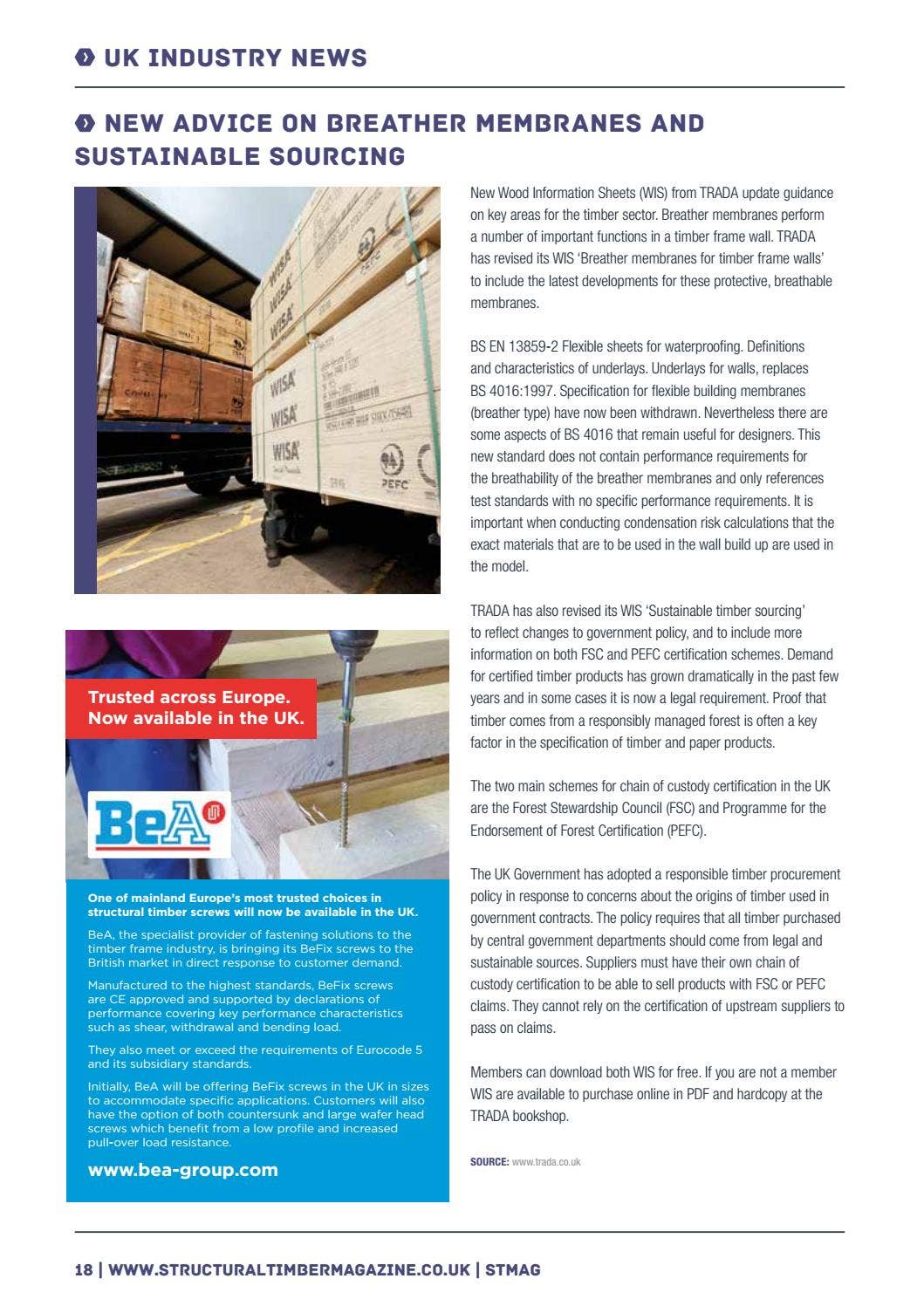 Structural Timber Magazine Issue 10 Winter 2017 by Radar Media Ltd - Issuu