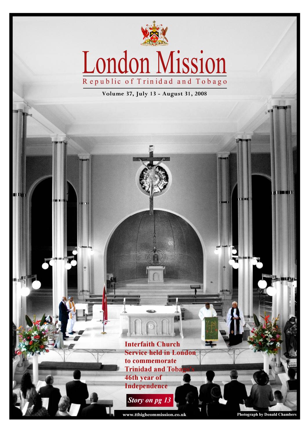 London Mission Newsletter volume 37 (July - Aug 08) by Trinidad ...