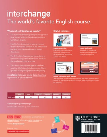 Interchange Fifth Edition - Executive Preview by Cambridge English - Issuu
