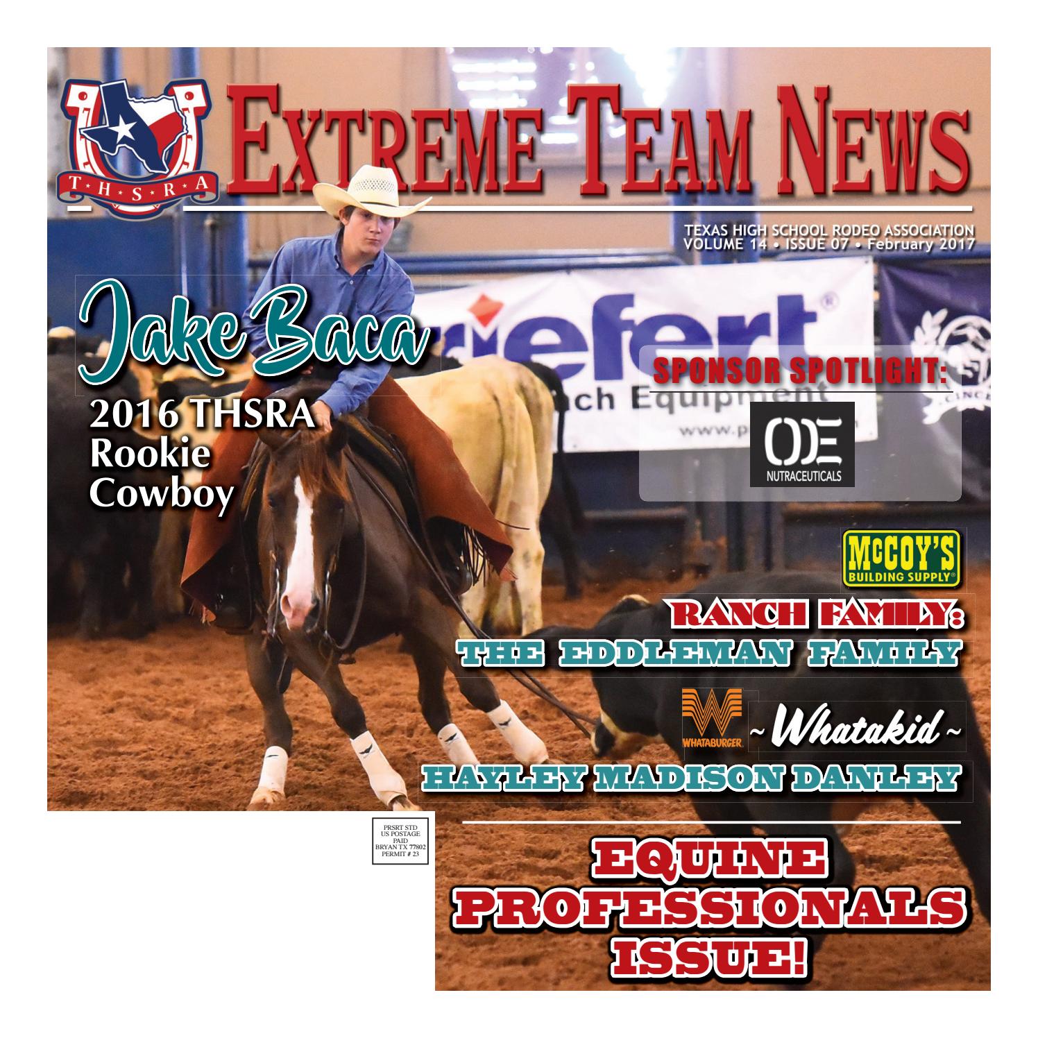 February 2017 Extreme Team News, Official News of Texas High School and ...