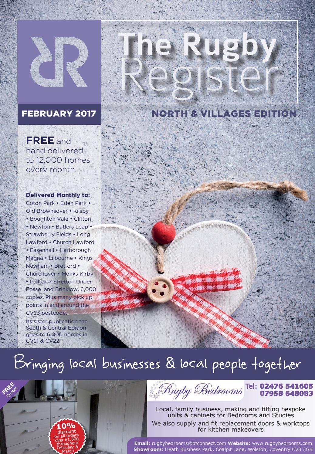 The Rugby Register North & Villages Edition - Feb 2017 by RUGBY ...