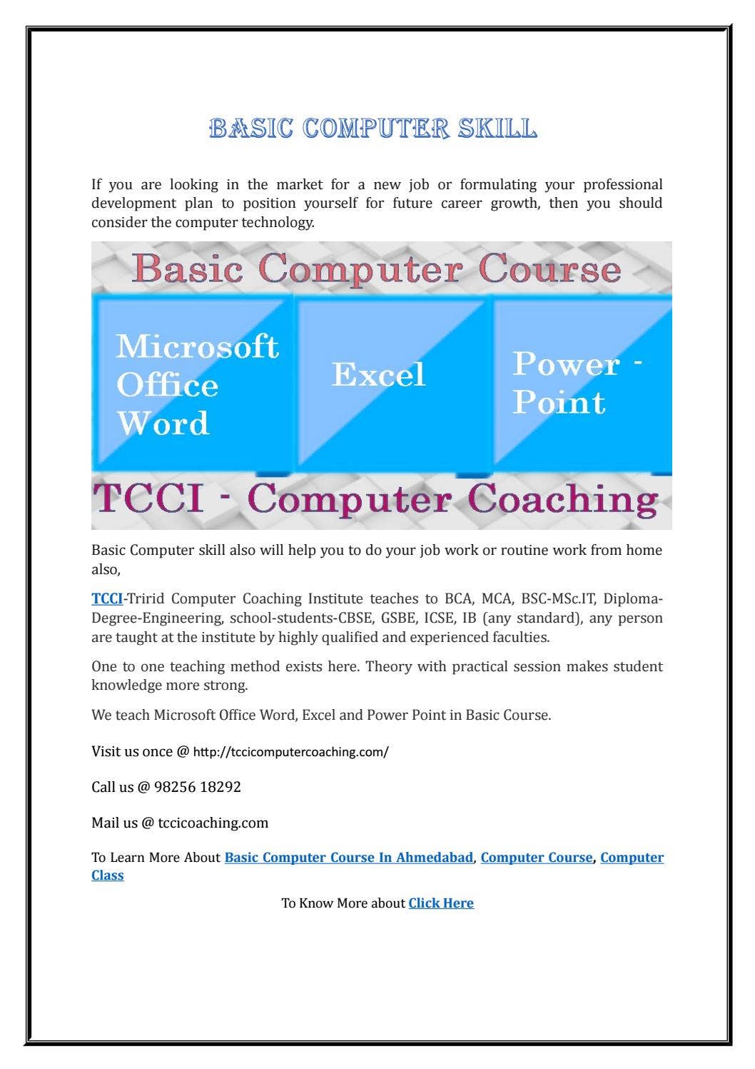 Basic computer skill by Rosario Riley - Issuu