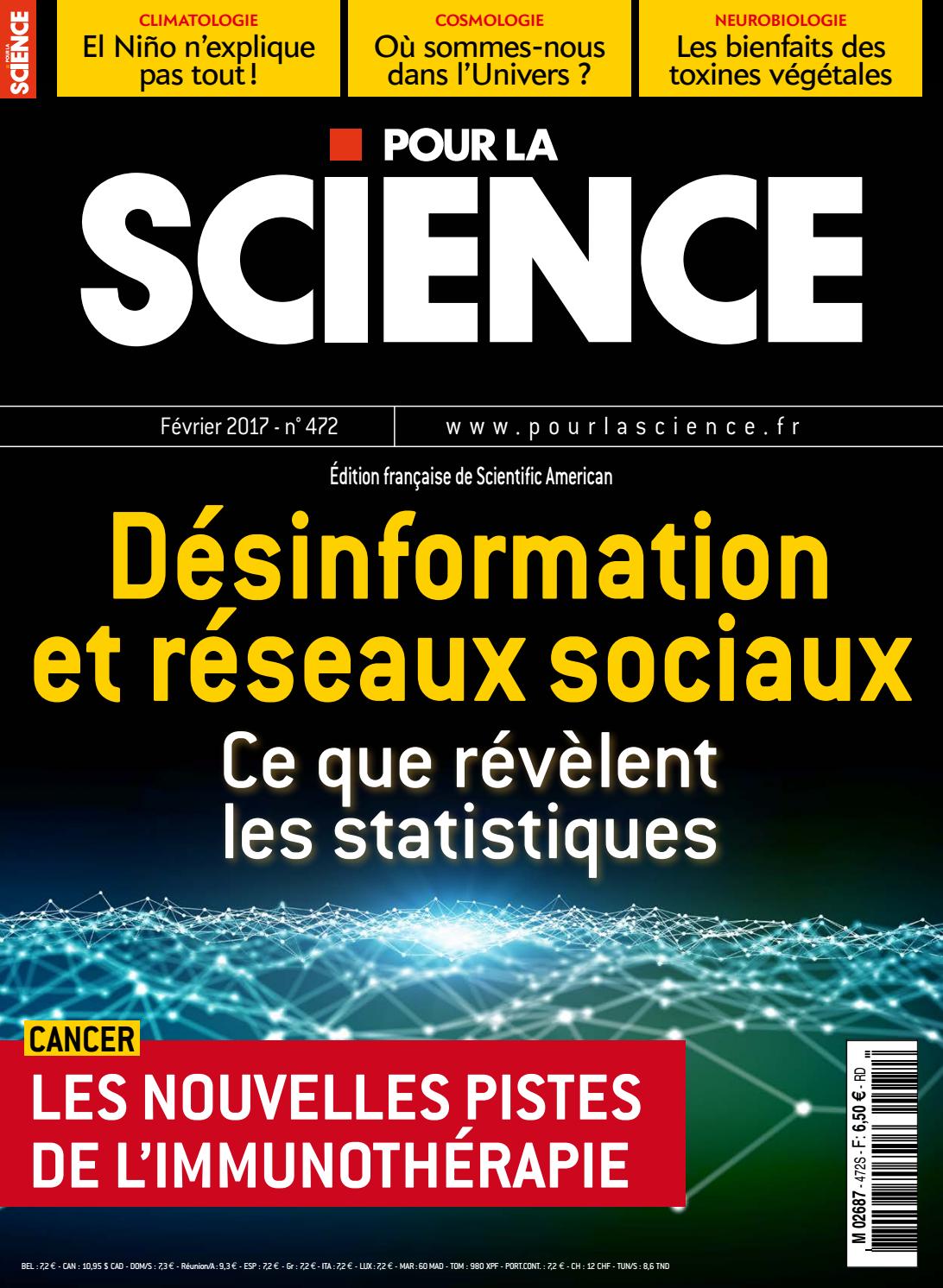 Pour la Science 472 - février 2017 (extrait) by Pour la Science - Issuu