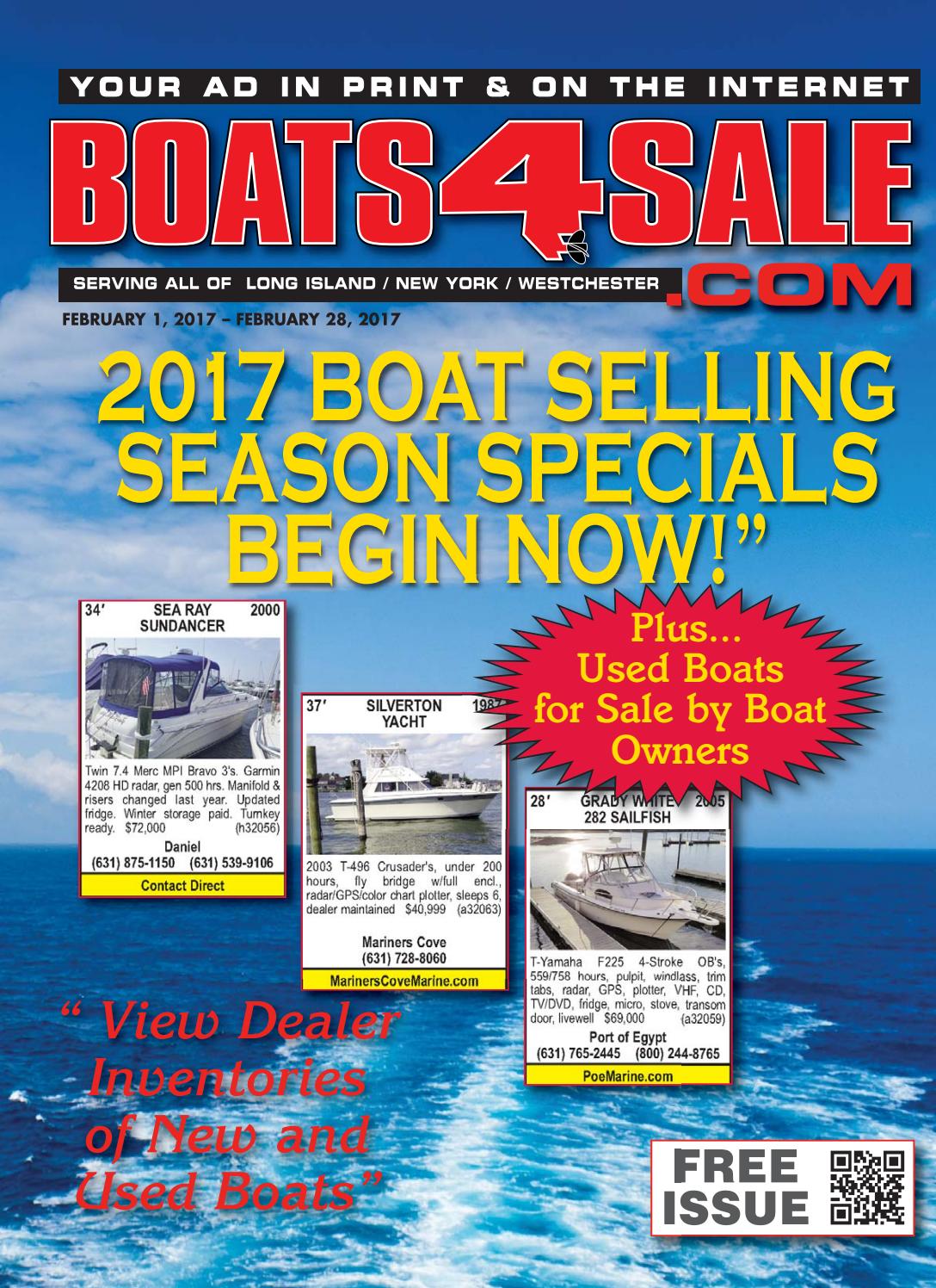 February 1, 2017 boats 4 sale magazine by Boats4Sale - Issuu