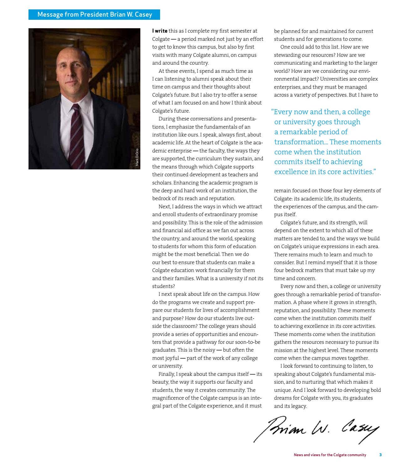 Winter Scene 2017 by Colgate University - Issuu