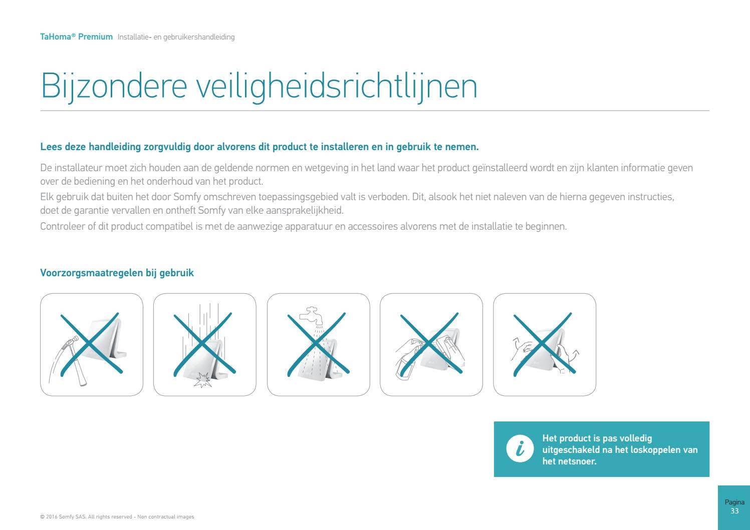 Tahoma installatie handleiding 2016 nl by Somfy - Issuu