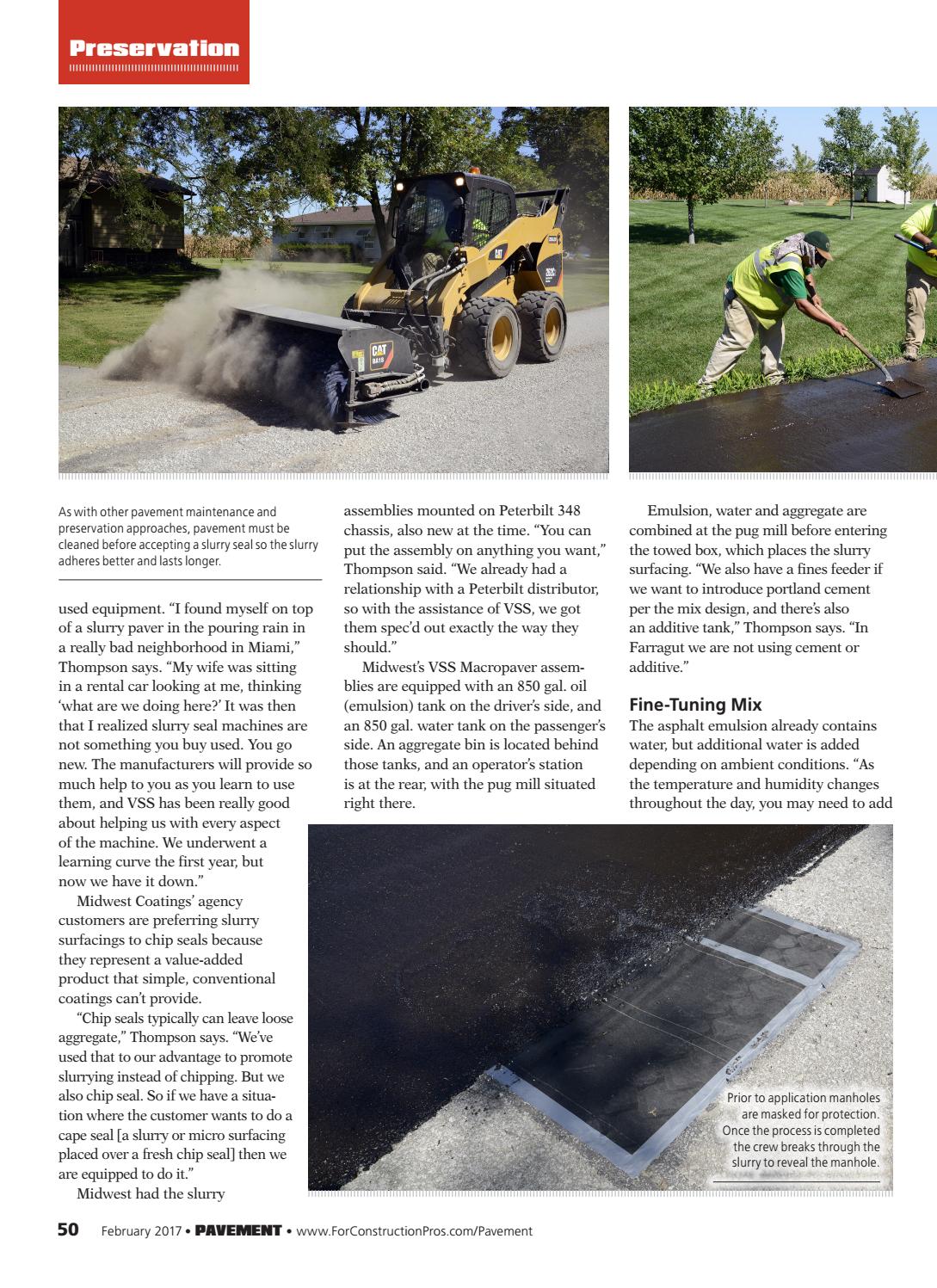 Pavement Maintenance & Reconstruction February 2017 by ...