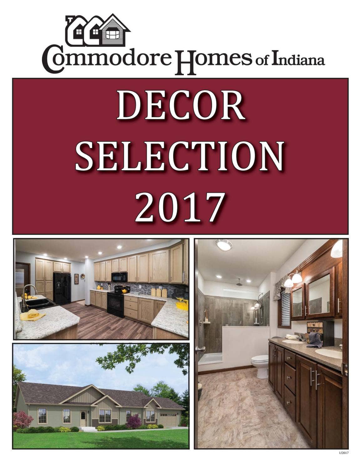 Commodore Homes of Indiana Decor Selection Guide 2016 by Commodore ...