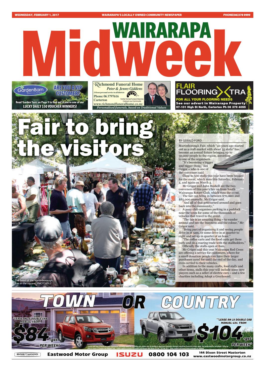 Wairarapa Midweek 010217 by Wairarapa Times-Age - Issuu