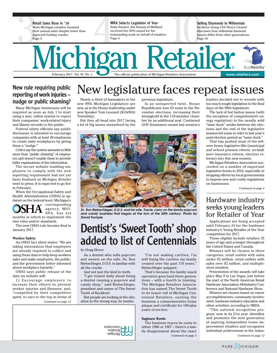 February 17 Michigan Retailer by Michigan Retailers Association - Issuu