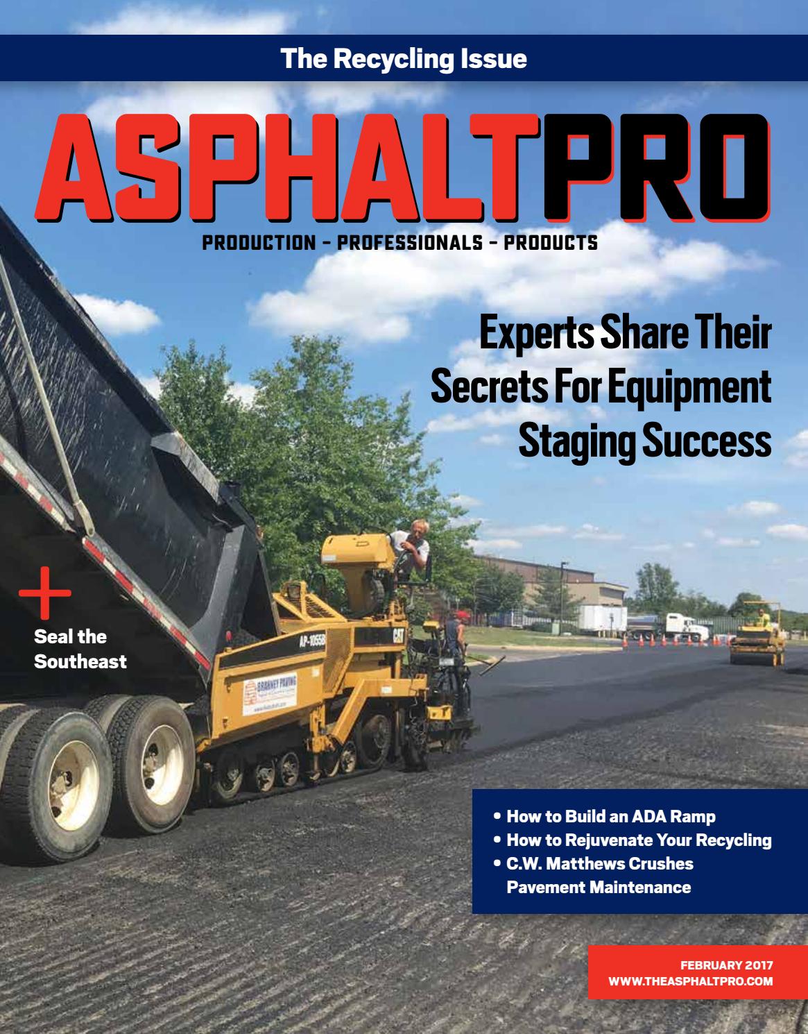 Asphalt Pro - February 2017 by Asphalt Pro LLC - Issuu