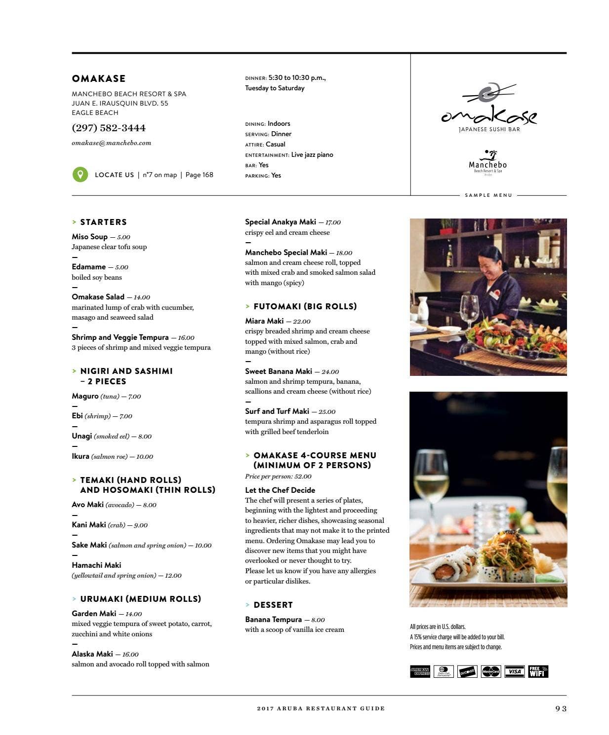 Menu International Aruba 2017 by Info Menu - Issuu
