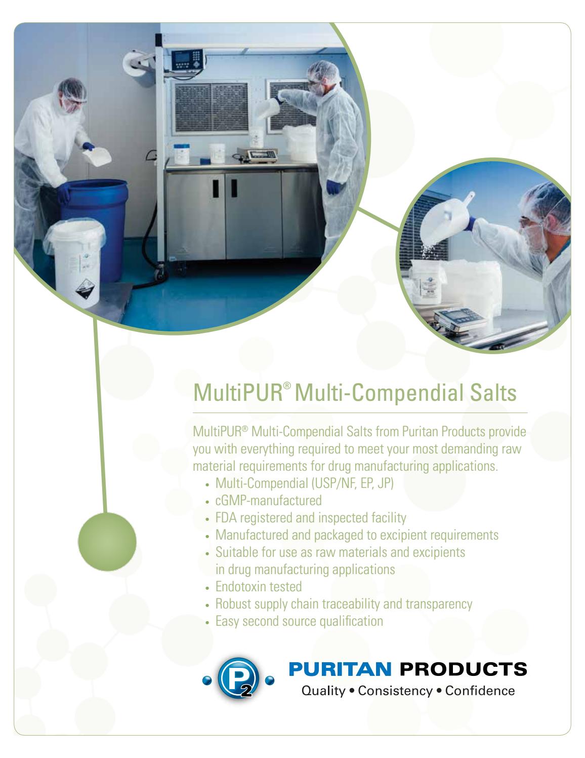 MultiPUR Multi-Compendial Salts by KSA&D Interactive - Issuu