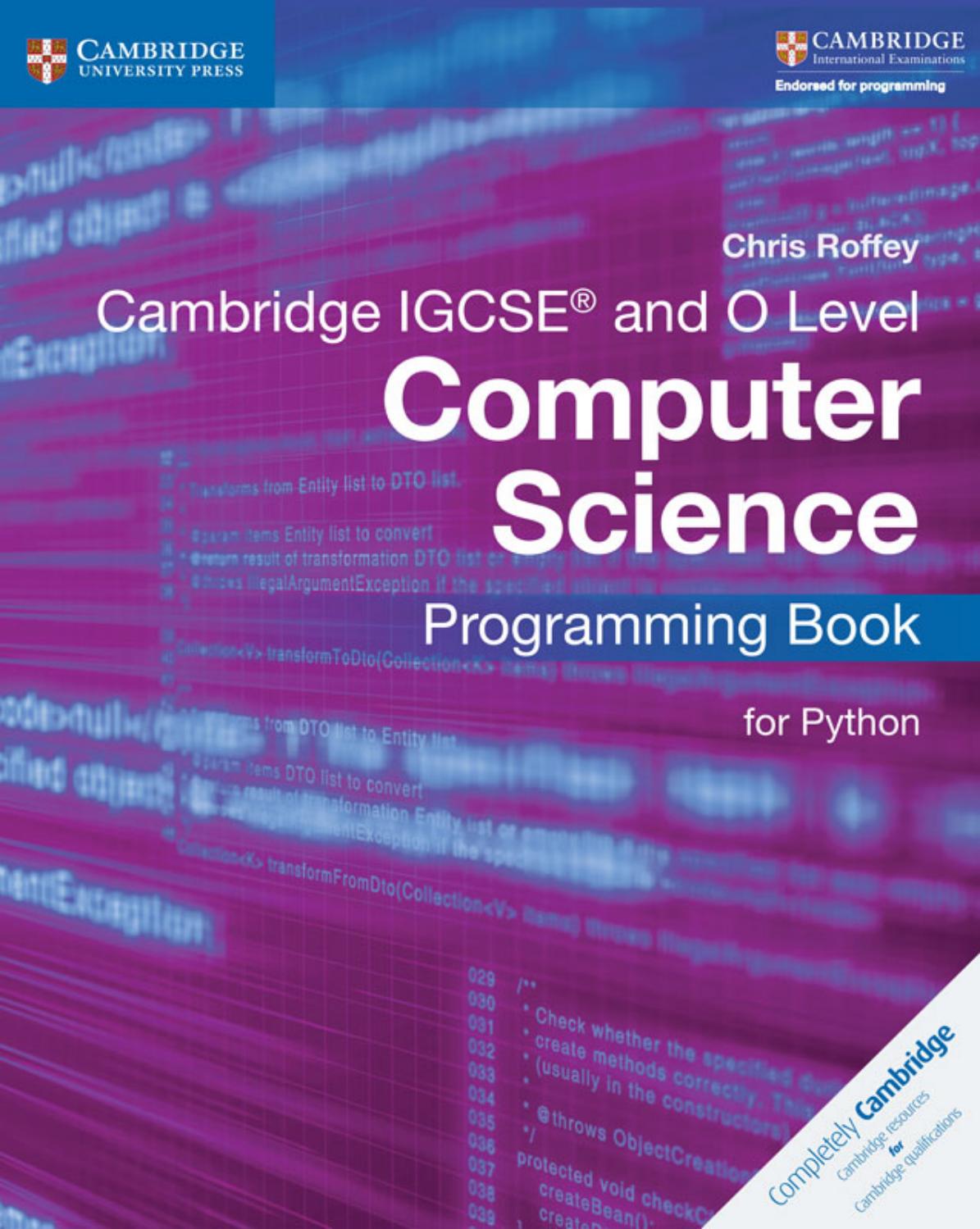 Vil o Jogar Fora Cambridge Igcse Computer Science Notes Registro
